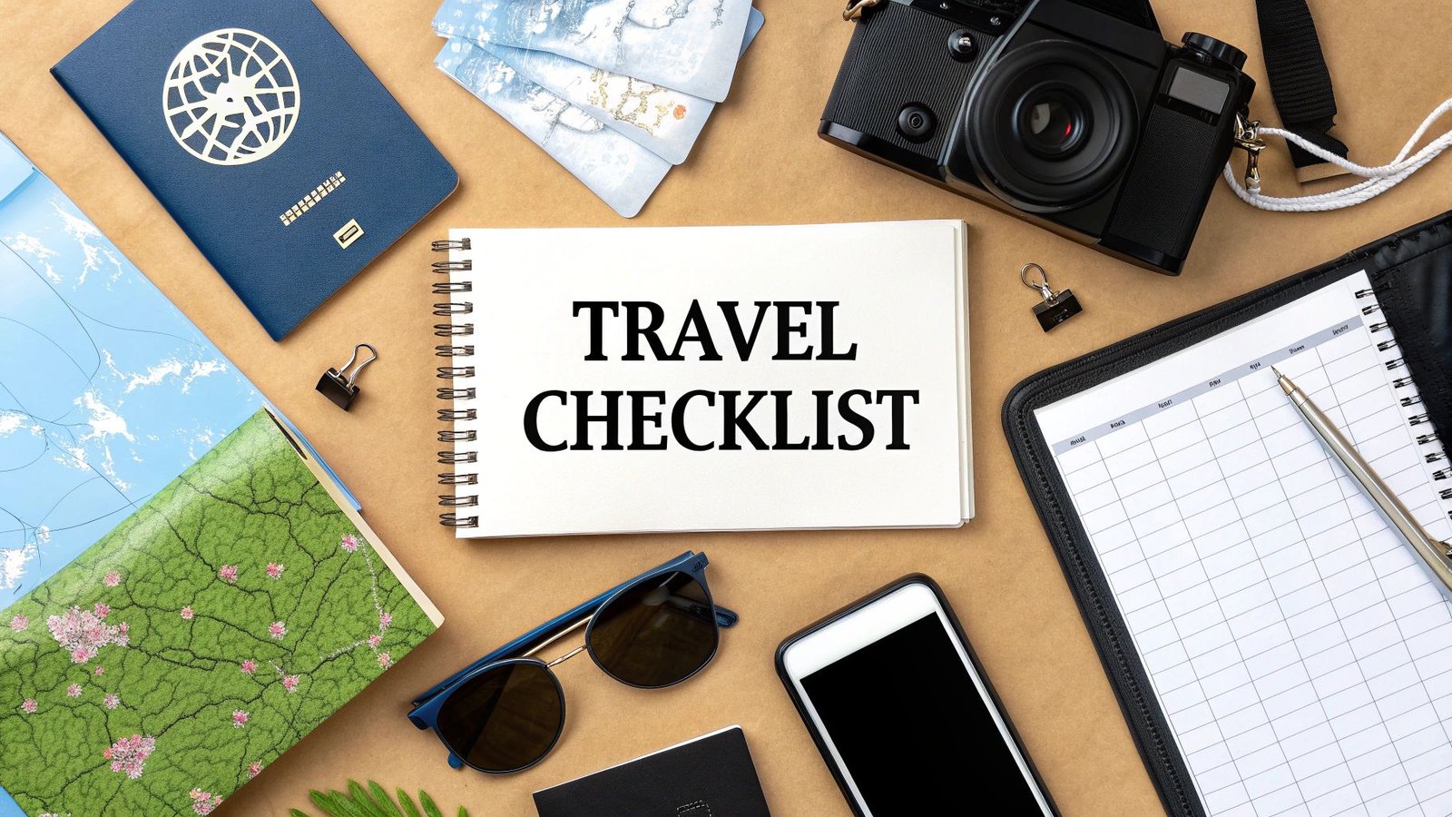 Travel Checklist Printable